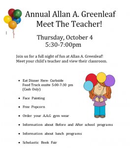 Meet the Teacher | Allan A. Greenleaf Elementary School