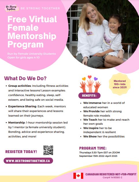 Free Virtual Female Mentorship Program | Allan A. Greenleaf Elementary ...