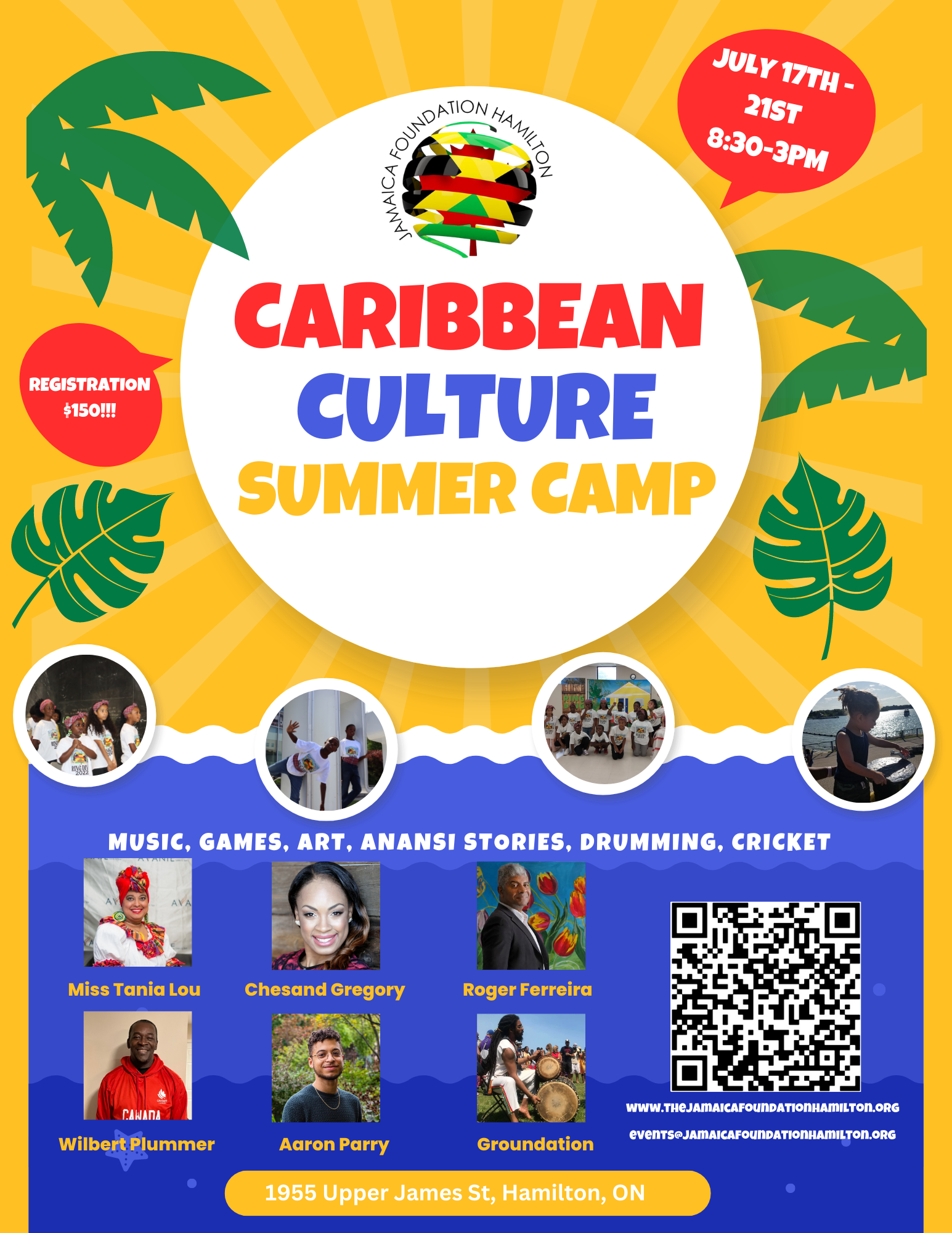 Caribbean Culture Summer Camp Flyer | Allan A. Greenleaf Elementary School
