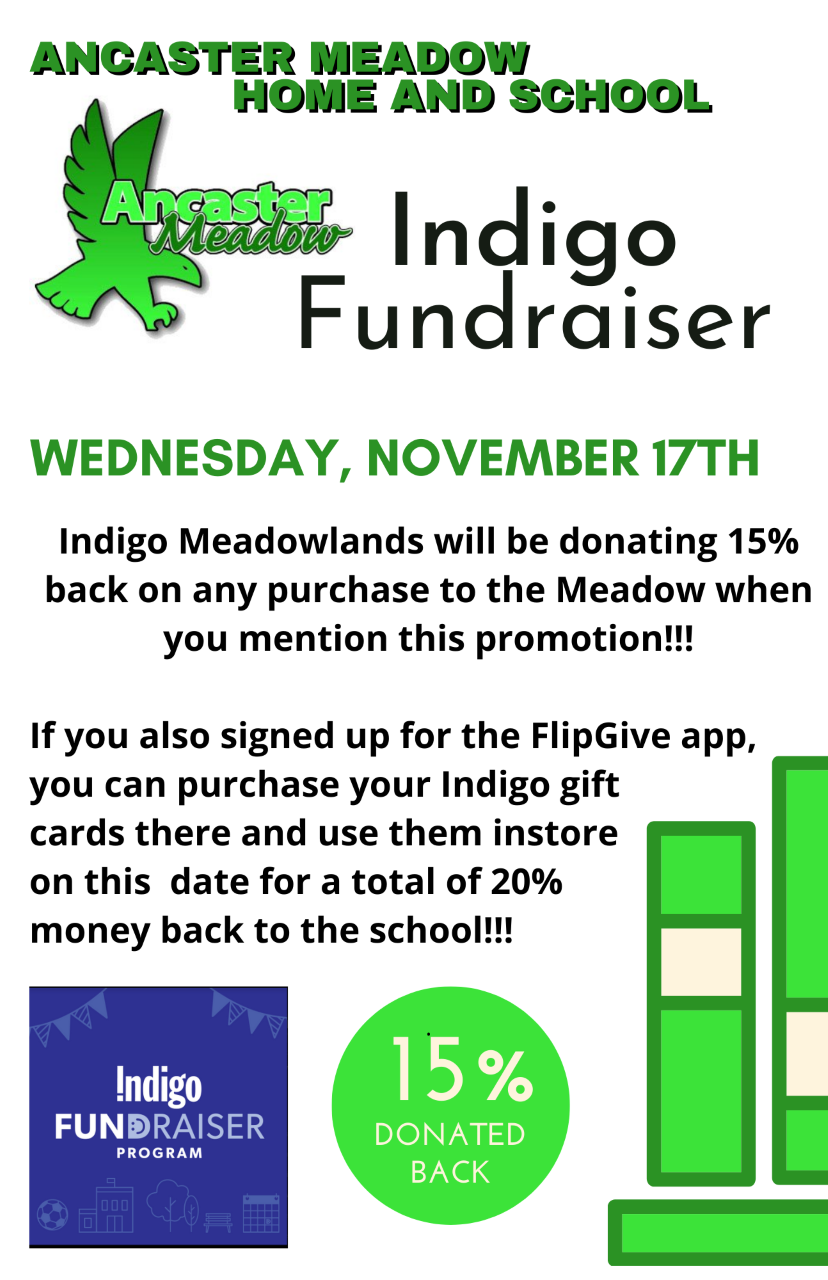 Indigo FUNdraiser | Ancaster Meadow Elementary School