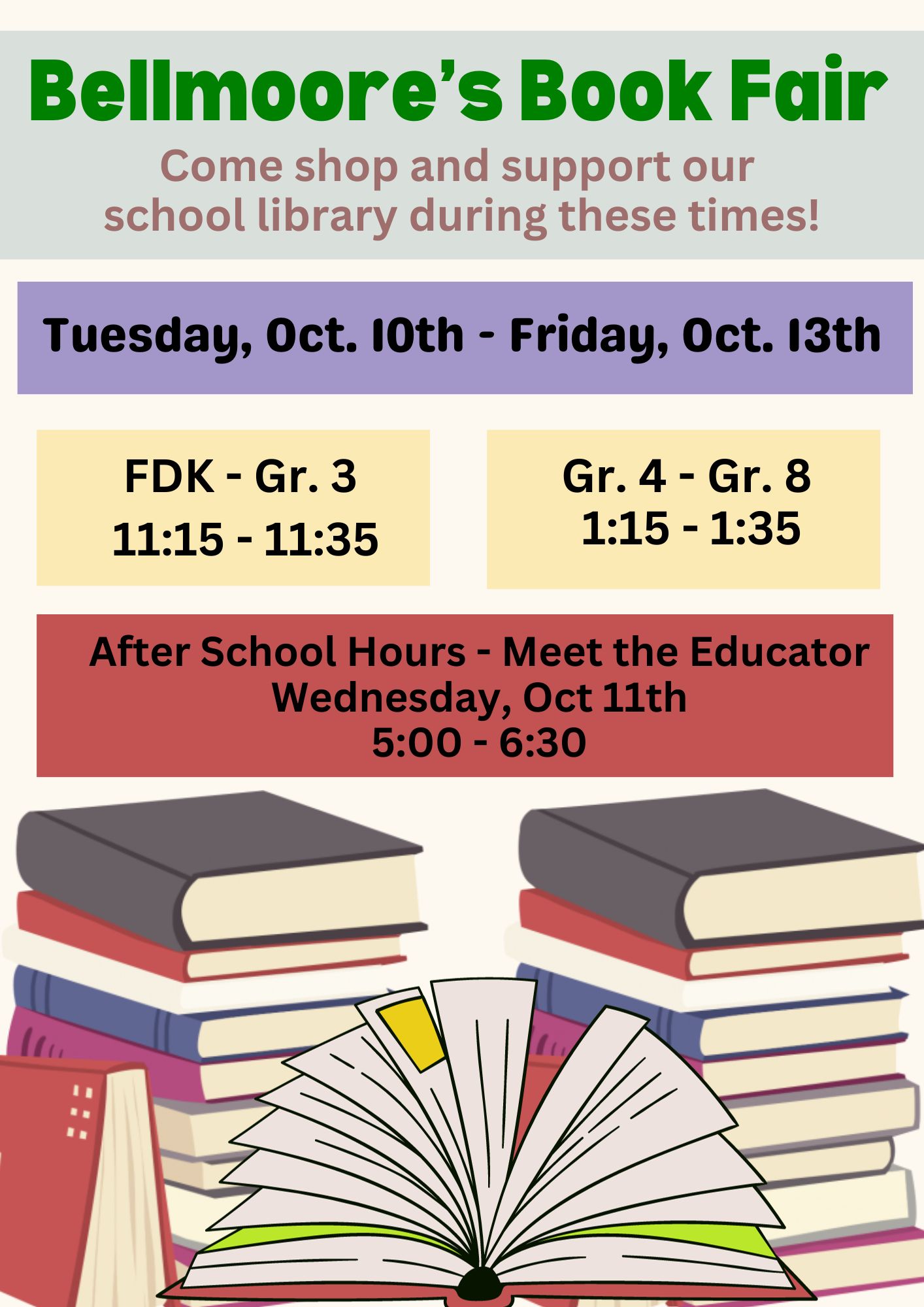 Meet the Educator & School Council Updates/Reminders | Bellmoore ...