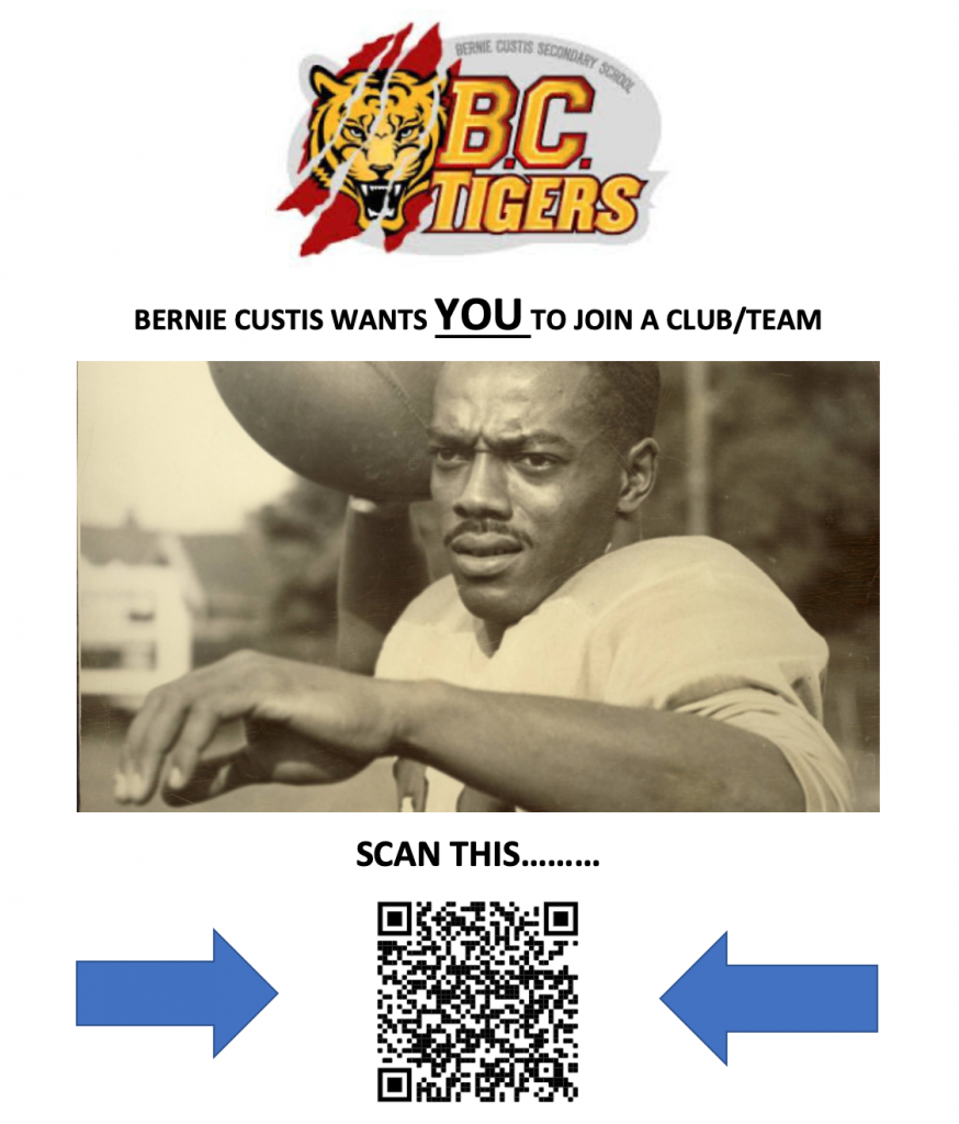 Clubs / Sports / Activities | Bernie Custis Secondary School