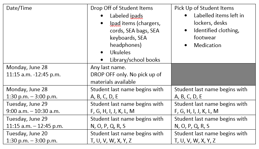 Item Pick up and Drop Off at Dundana – June 28 and 29 | Dundana ...