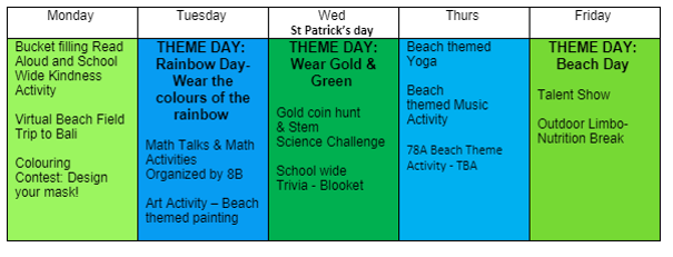 Highview March Break Activities | Highview Elementary School