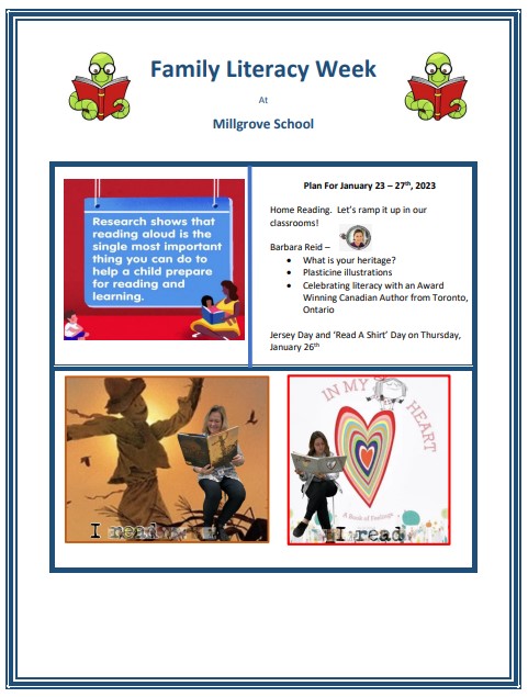 Family Literacy Week | Millgrove Elementary School
