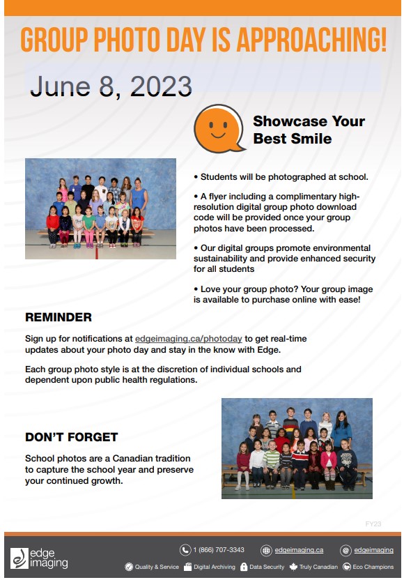Class Photo Day – June 8th | Millgrove Elementary School