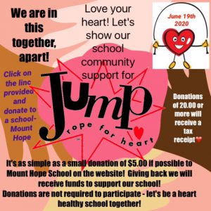 Jump Rope for Heart – Show your Support | Mount Hope Elementary School