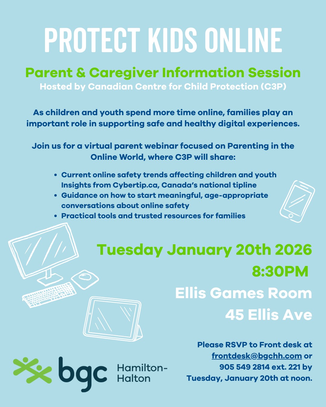 Protect Kids Online Information Session | Prince of Wales Elementary School