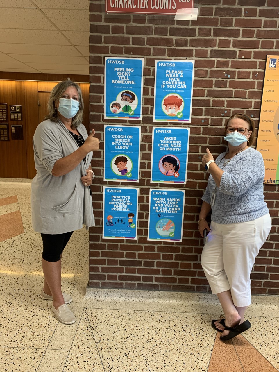 Thumbs up from Richard Beasley headquarters! Interim Principal Lindsay ...