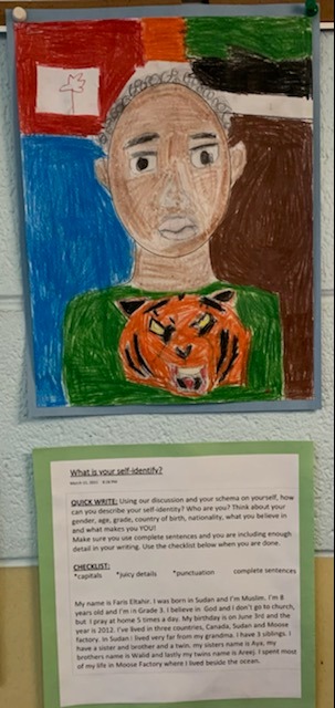 Student Self-Portraits | Richard Beasley Elementary School