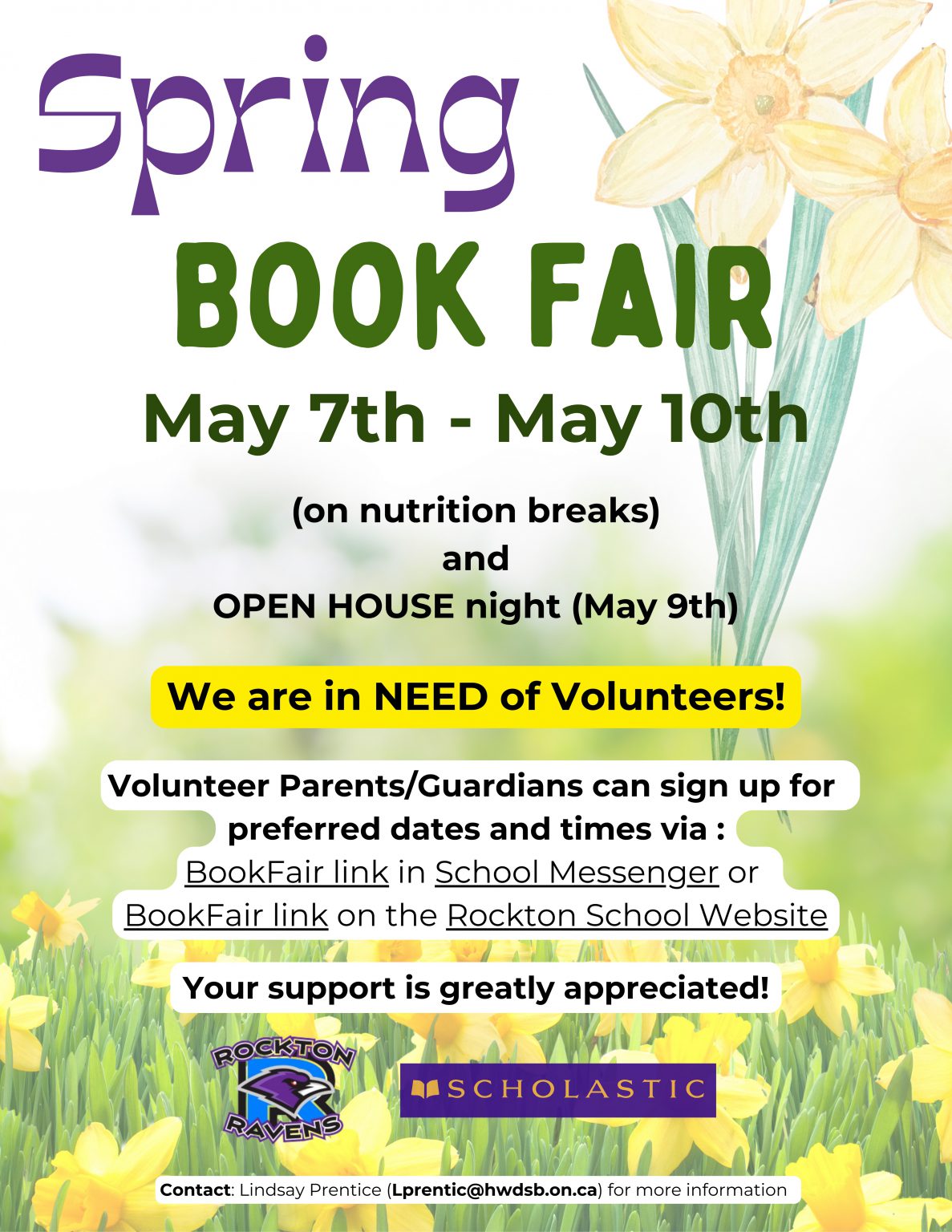 Spring Book Fair – May 7th-10th | Rockton Elementary School