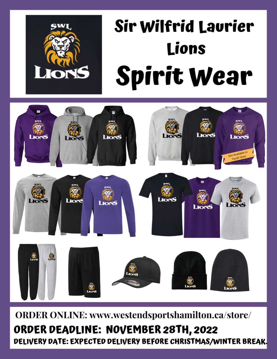 SWL Spirit Wear | Sir Wilfrid Laurier Elementary School