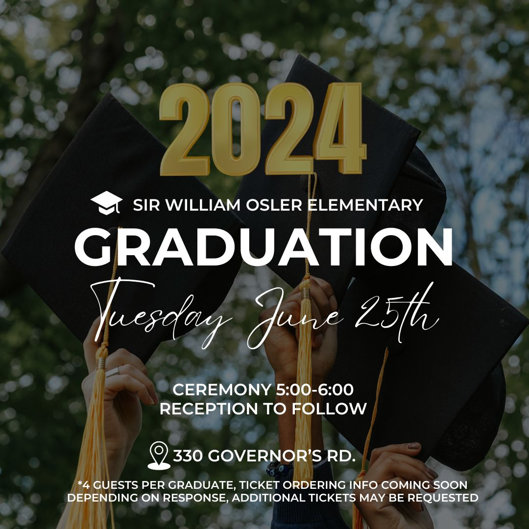 Grade 8 Commencement | Sir William Osler Elementary School
