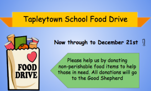 Food Drive | Tapleytown Elementary School