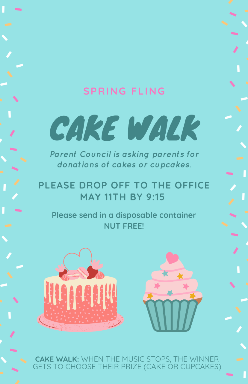 School Council Cake Walk – Spring Fling | Tiffany Hills Elementary School
