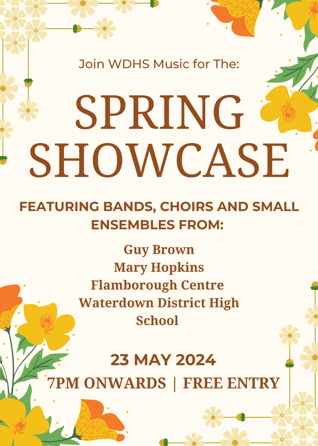 WDHS Spring Showcase | Waterdown District High School