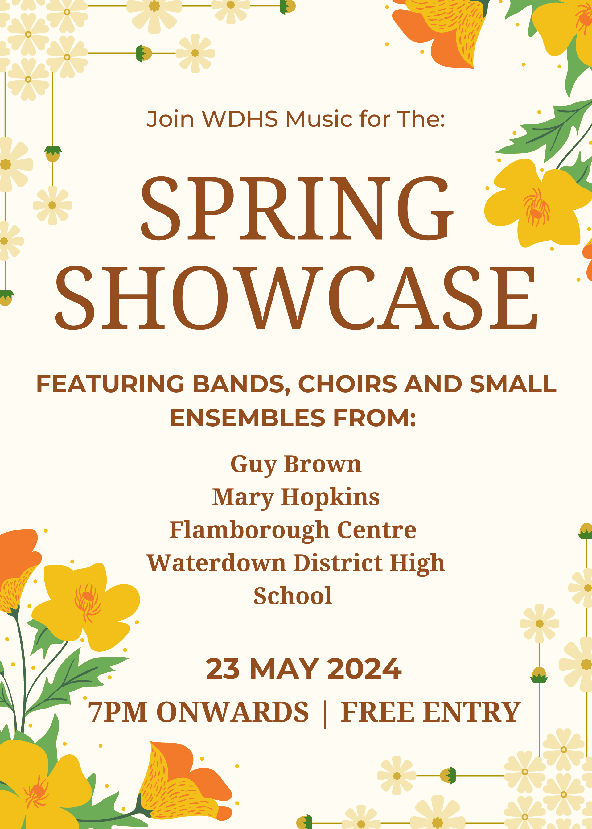 WDHS Spring Showcase | Waterdown District High School