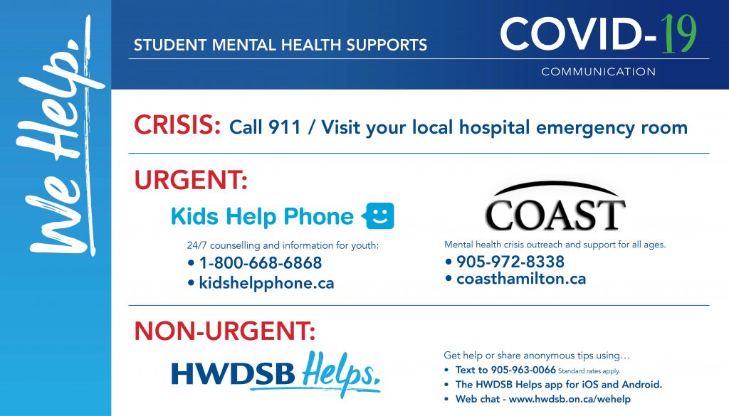 Mental health supports during the COVID-19 response | Hamilton ...