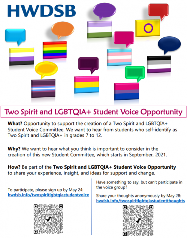 Share Your Thoughts About the Two Spirit and LGBTQIA+ Student Voice ...