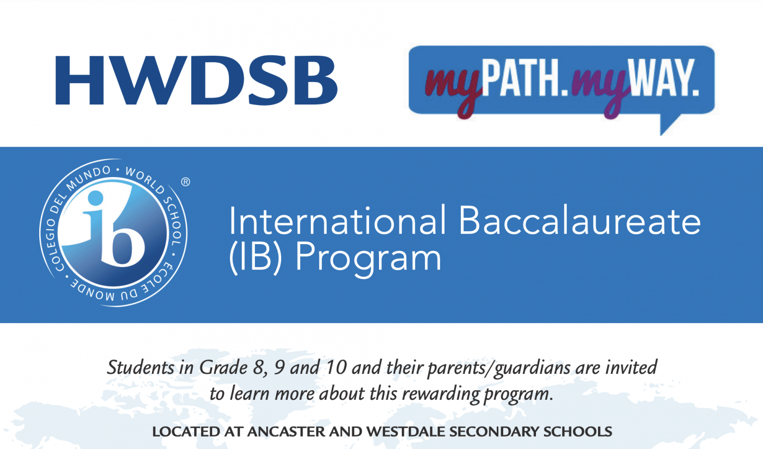 Learn More about IB at HWDSB | Hamilton-Wentworth District School Board