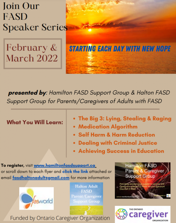 Starting Each Day with New Hope FASD Webinar Series | Hamilton ...