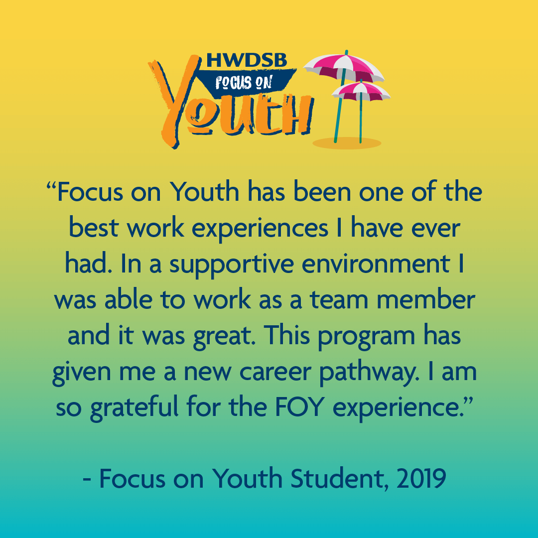 Five Reasons You Should Apply to Focus on Youth 2022 | Hamilton ...