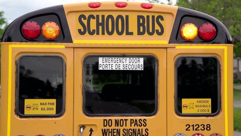 School buses adopt Eight Lamp Amber-Red Warning System | Hamilton ...