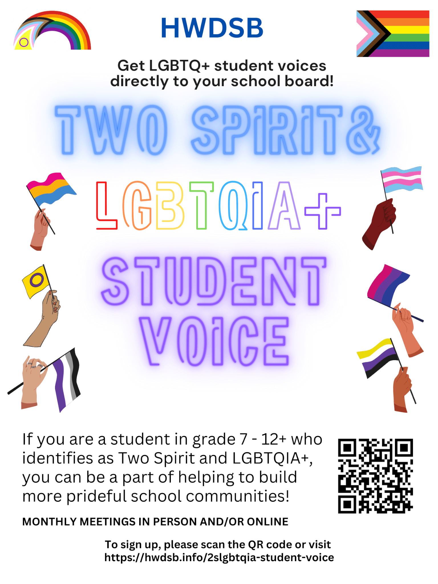 Join HWDSB’s Two Spirit and LGBTQIA+ Student Voice Advisory Committee ...