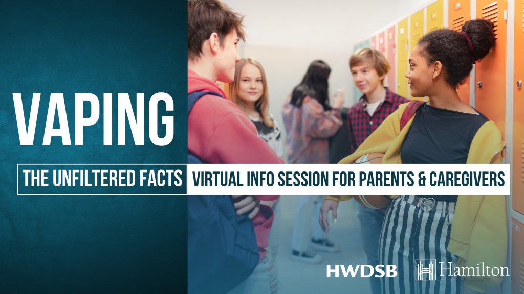 Vaping Prevention Information Session for Families – October 25 ...