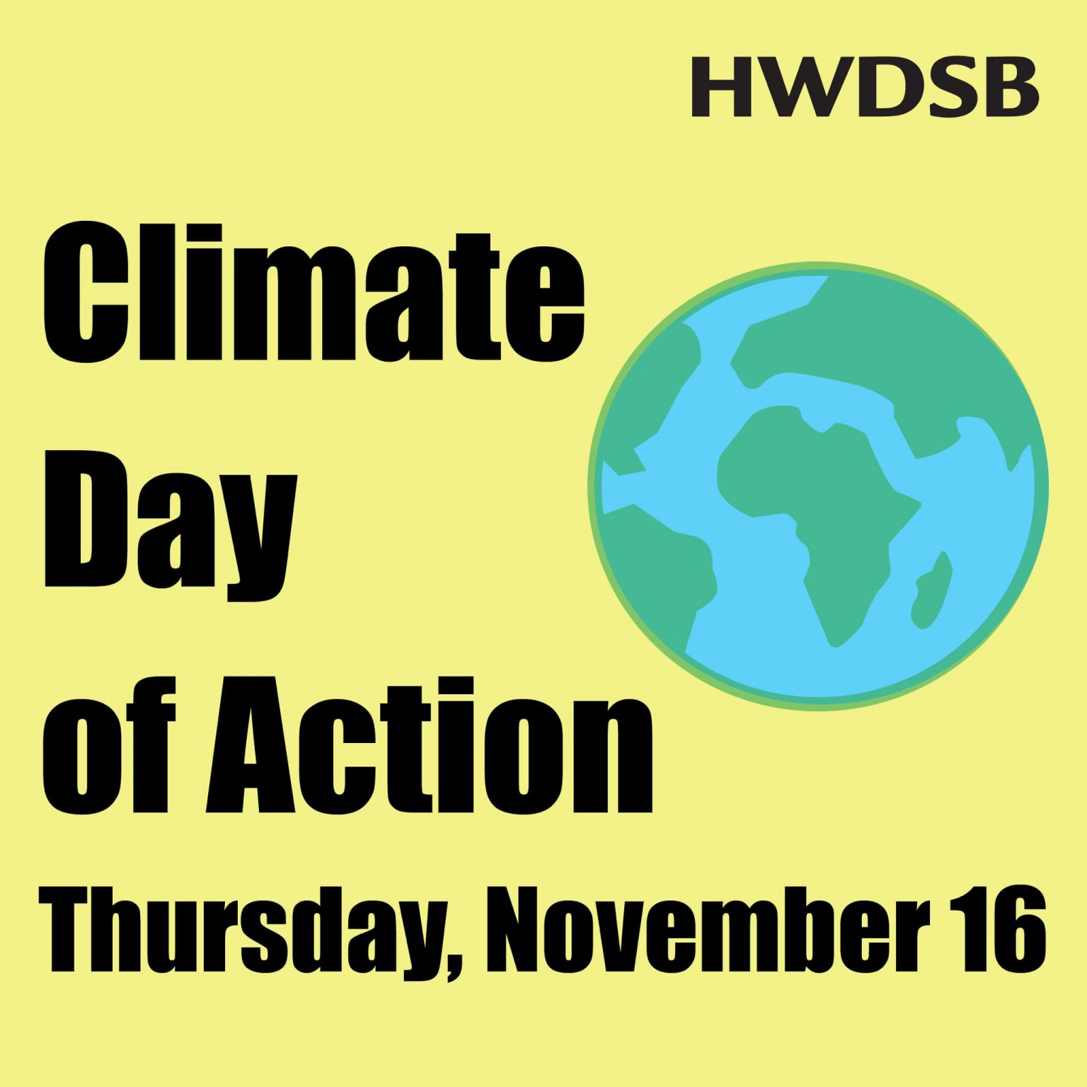 Climate Days of Action Coming to HWDSB Secondary Schools | Hamilton-Wentworth District School Board