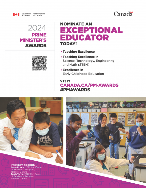 Nominate an HWDSB Educator for a 2024 Prime Minister’s Award | Hamilton ...