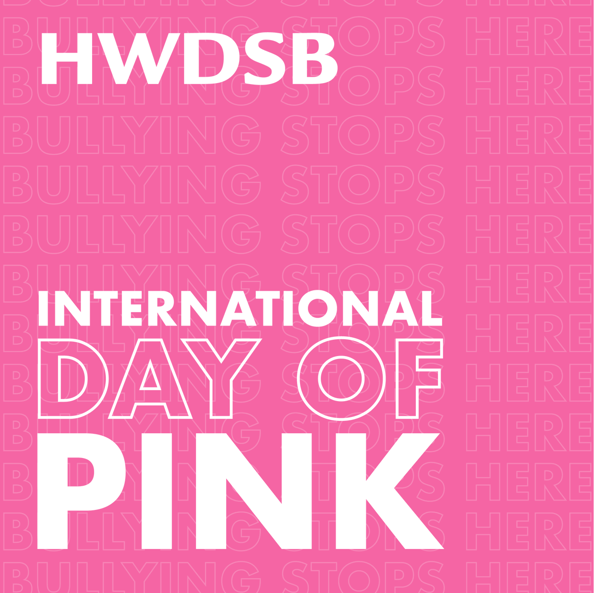 International Day of Pink – April 10, 2024 | Hamilton-Wentworth District School Board