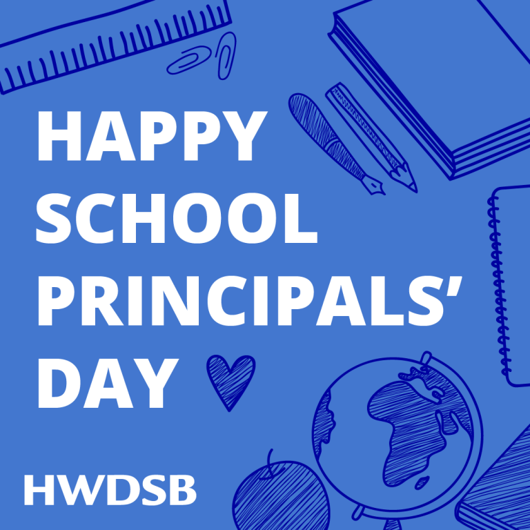School Principals’ Day – May 1 | Hamilton-Wentworth District School Board