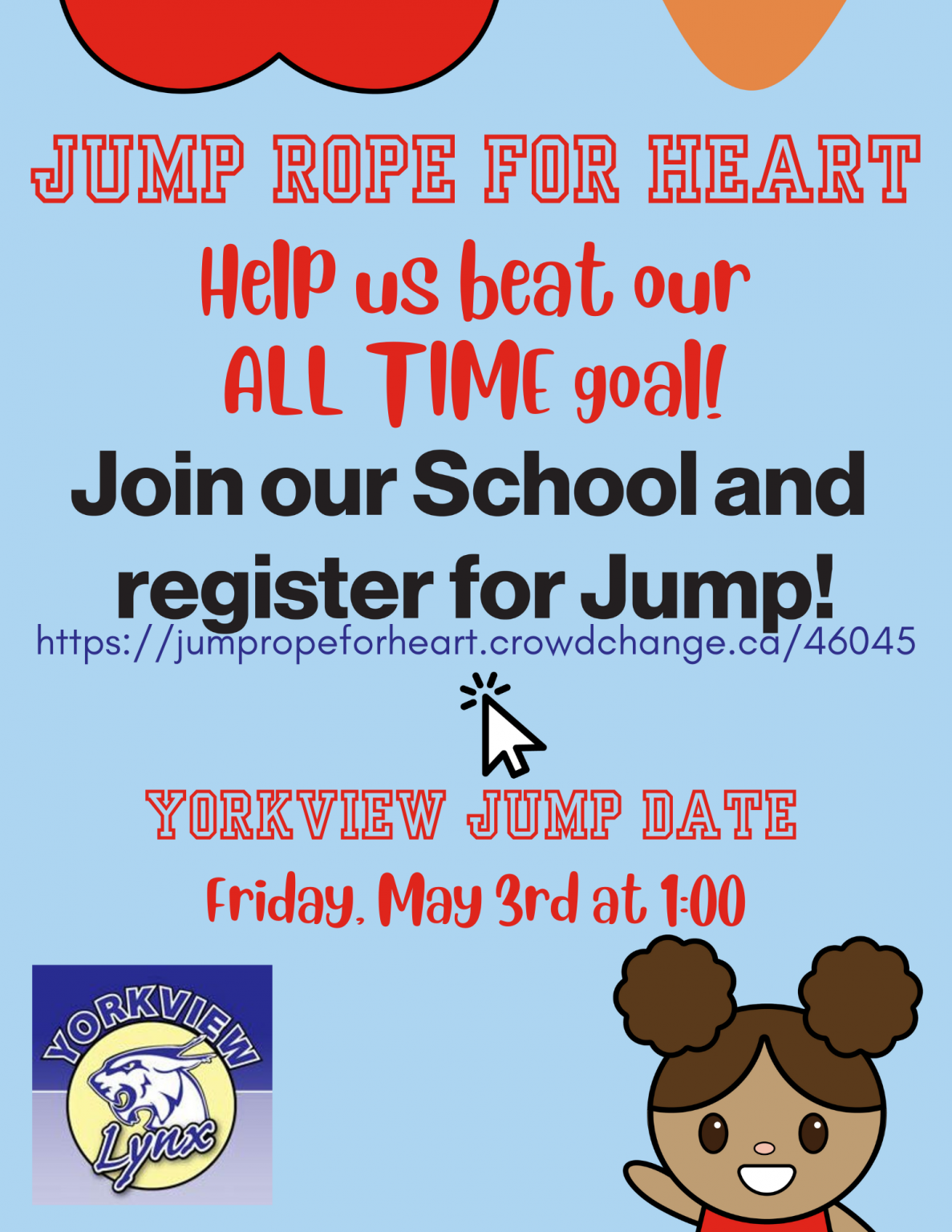 Jump Rope for Heart…Two Days Left! | Yorkview Elementary School
