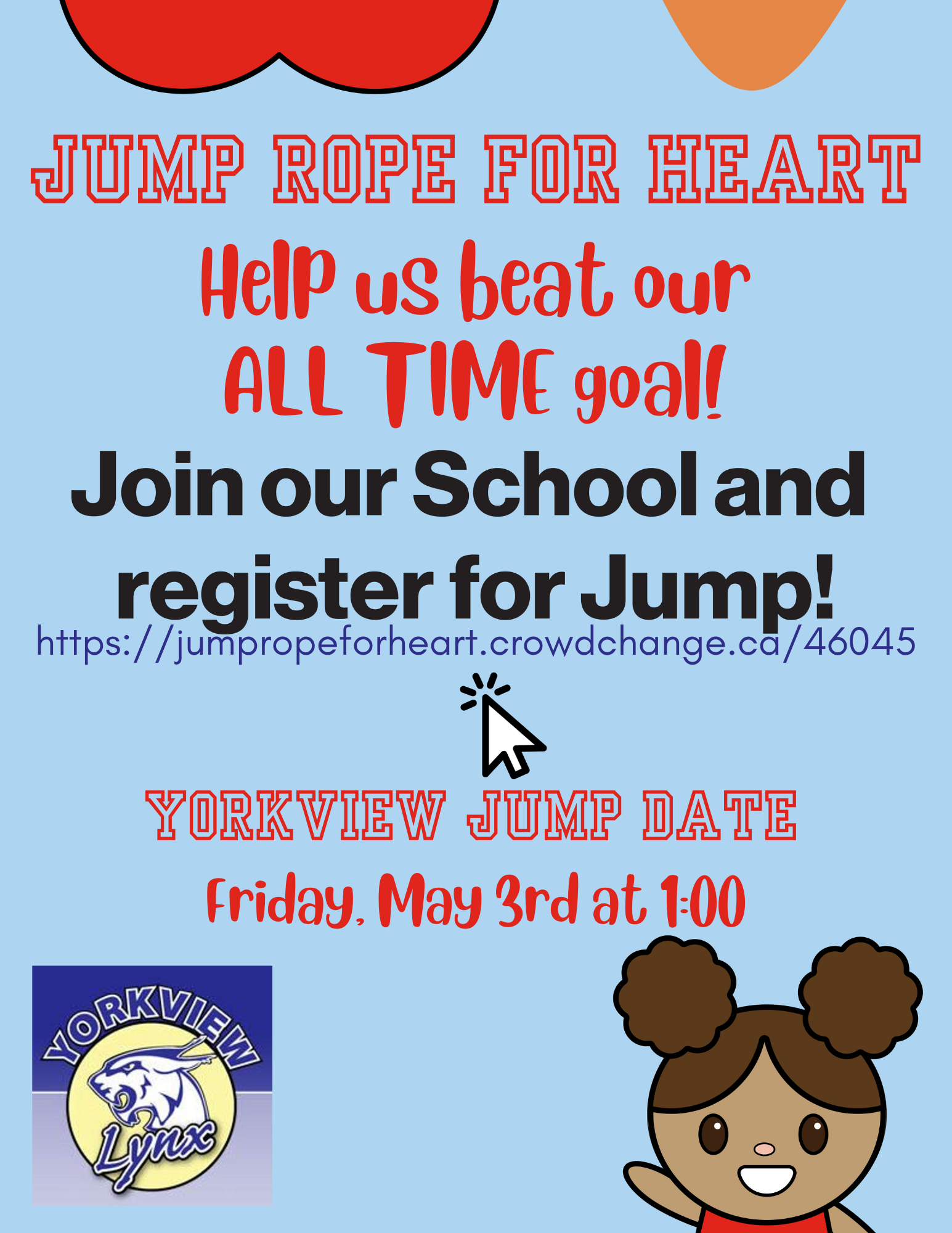 Jump Rope for Heart…Two Days Left! | Yorkview Elementary School